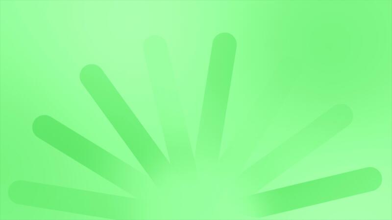 green color simple and elegant rotating semi circle geometrical gradient loop able background ...
