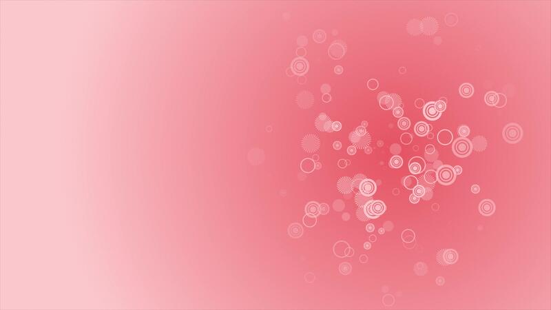 Red Color Simple And Elegant Exploding Multiple Circular Shapes