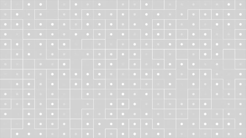 White Color Square Box And Circular Dots Appearing And Disappearing Modern Design Loop Able