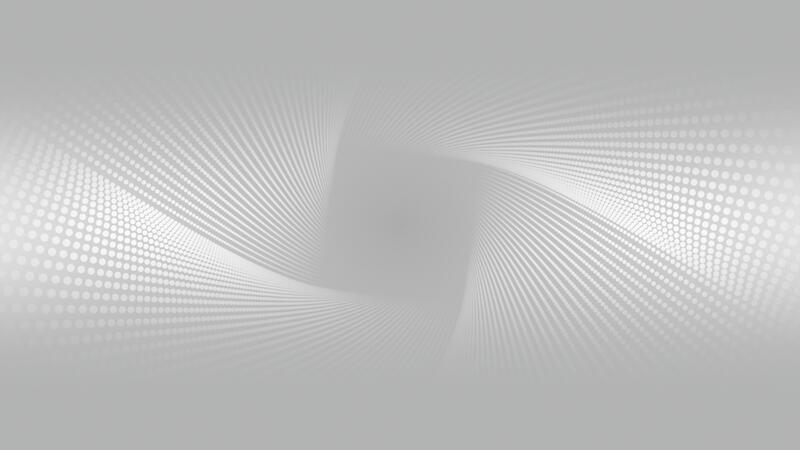 White Color Rotating Square Shaped 3d Tunnel Halftone Pattern With Bokeh Particles Modern Design