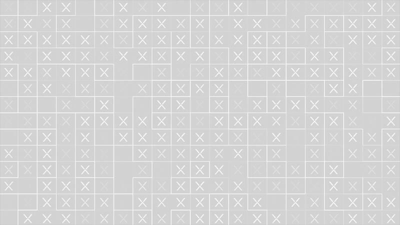 White Color Square Box And Cross Pattern Appearing And Disappearing Modern Design Loop Able