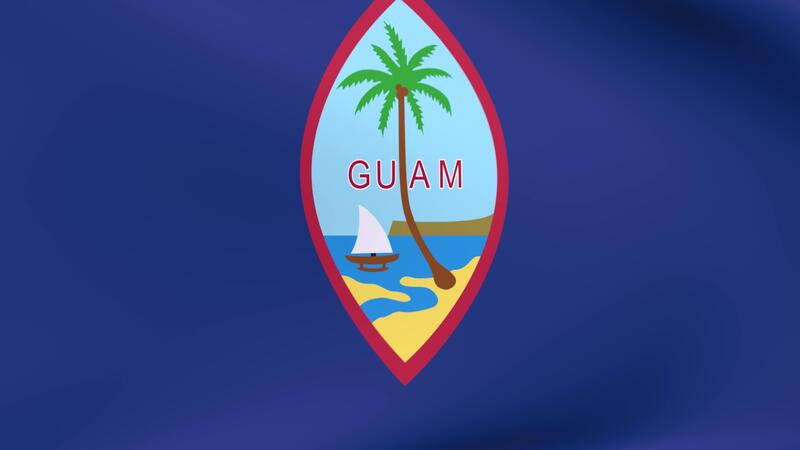 A National 3D Rendered Flag of Guam 51578949 Stock Video at Vecteezy