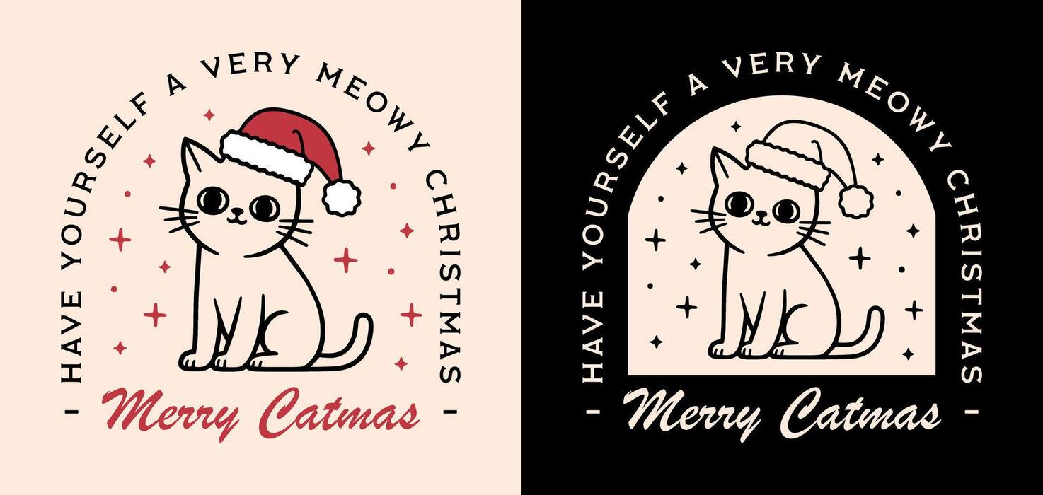 Meowy Christmas Vector Art, Icons, and Graphics for Free Download