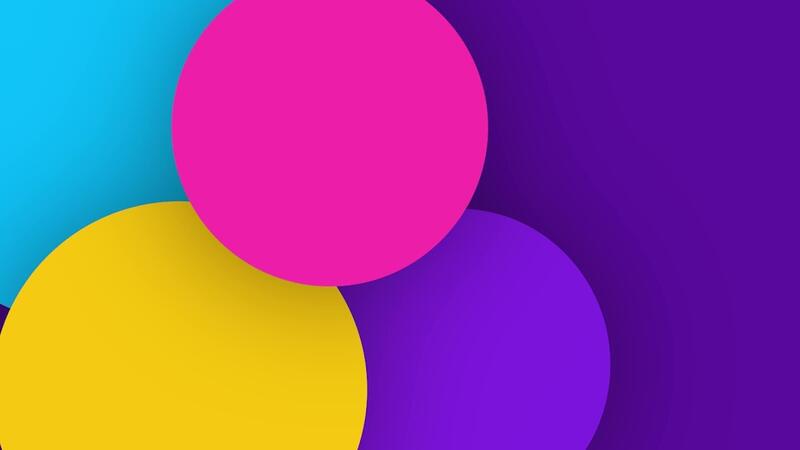 Dynamic Circle Shapes Animated Background Loop 51584341 Stock Video at ...