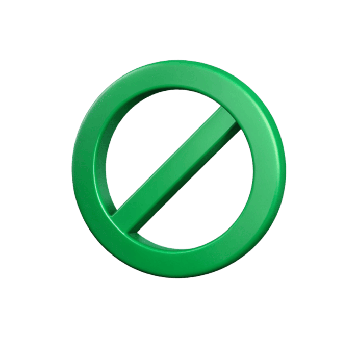 No Sign Transparent PNGs for Free Download