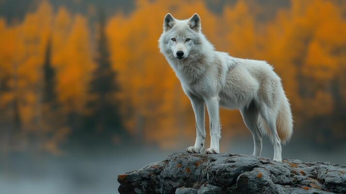White wolf wallpaper store