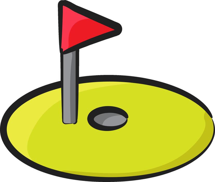 Golf Putt Round Vector Art, Icons, and Graphics for Free Download