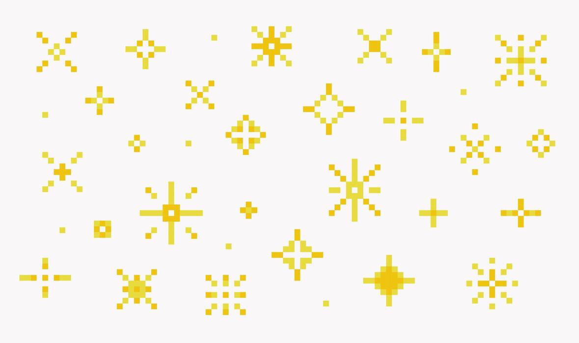 Pixel Sparkle Vector Art, Icons, and Graphics for Free Download