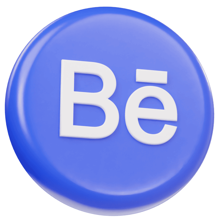 Behance Logo 3d PNGs for Free Download
