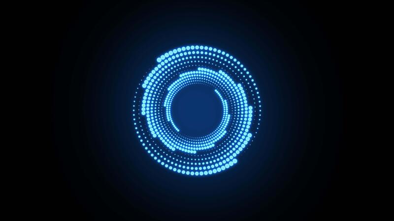 Futuristic Circle Stock Video Footage for Free Download