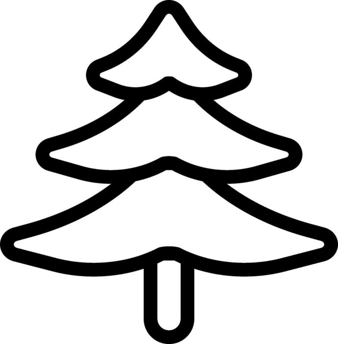 Simple Pine Tree Outline Vector Art, Icons, and Graphics for Free Download