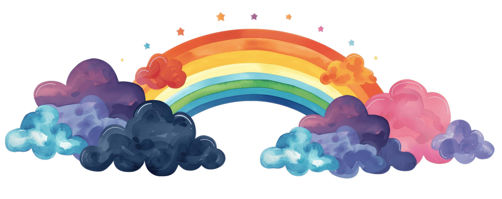 Rainbow Transparent Background PNGs for Free Download