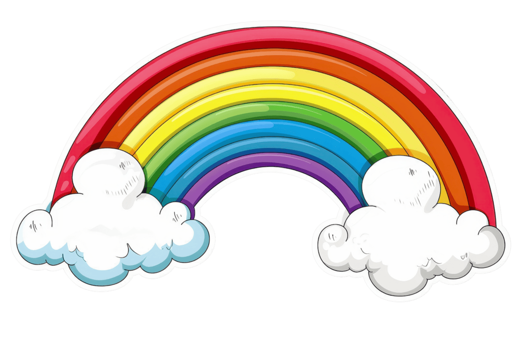 Rainbow Cartoon PNGs for Free Download