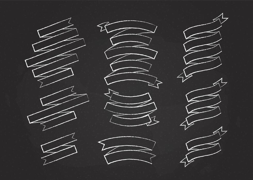 Chalk Banner Pattern Vector Art, Icons, and Graphics for Free Download