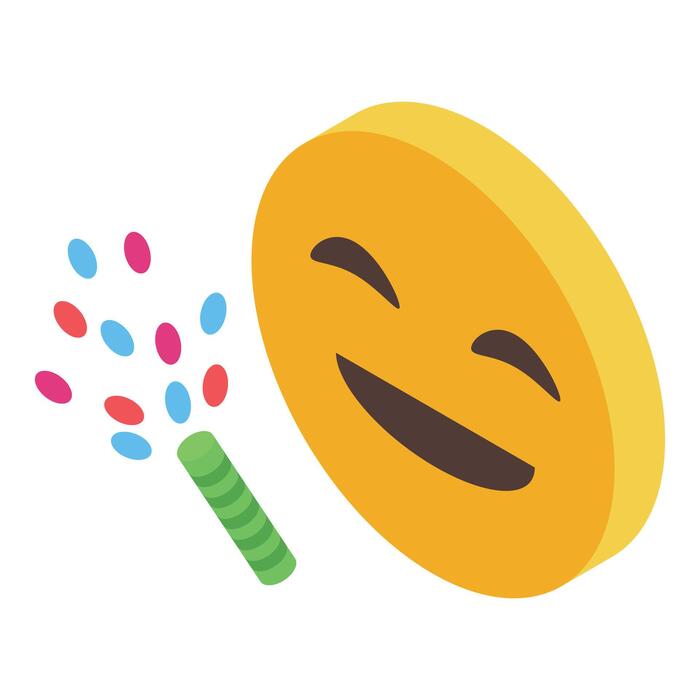 Party Popper Emoji Vector Art, Icons, and Graphics for Free Download