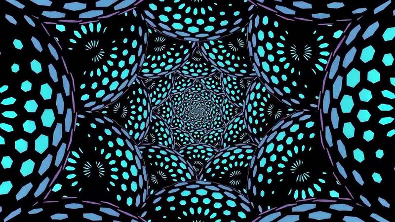 Beautiful Rotating Pattern With Mirror Effect Hypnotic Pattern With