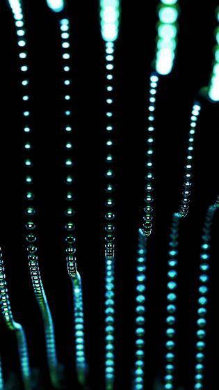 Design futuristic LED light patterns on a dark background for an ...