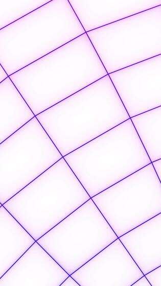 Spherical cell moves on white background. Design. Animation of simple moving grid with circular ...