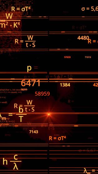 Flying Through Different Mathematical Formulas Concept Of Science And