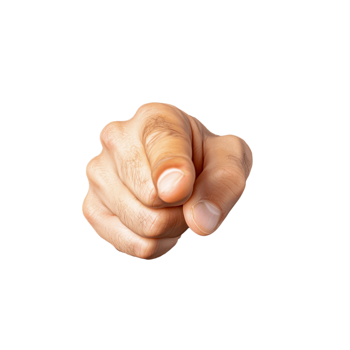 Hand Pointing At You PNGs for Free Download