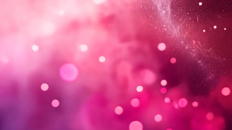 Soft, dreamy animation of pink and purple bokeh lights floating on ...
