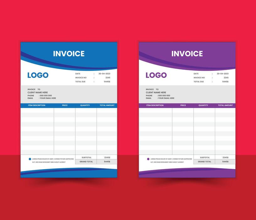 Invoice Header Vector Art, Icons, and Graphics for Free Download
