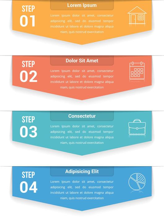 Steps Vector Art, Icons, and Graphics for Free Download