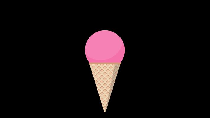 Ice Cream Animation Stock Video Footage for Free Download