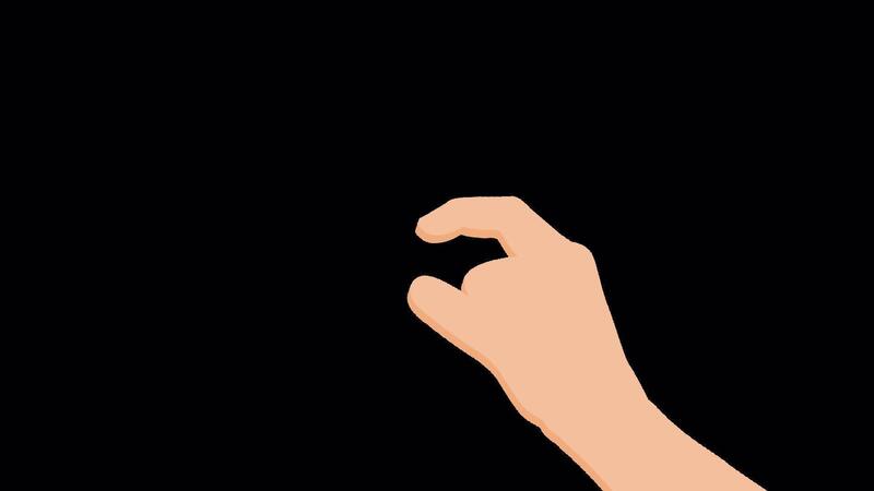 hand gesture animation 2d cartoon style on transparant background 52316309 Stock Video at Vecteezy