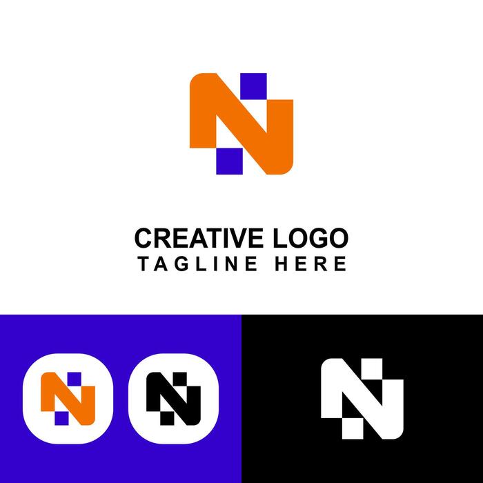 Stylish N Logo Vector Art, Icons, and Graphics for Free Download
