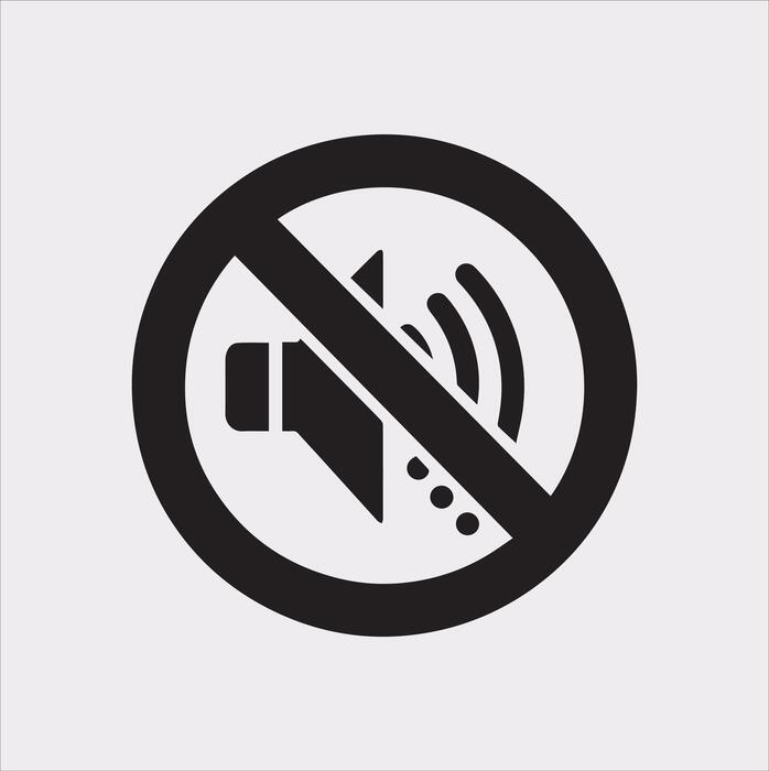 No Talking Sign Vector Art, Icons, and Graphics for Free Download