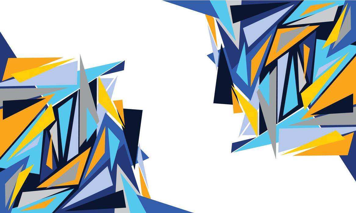 Blue Triangle Border Vector Art, Icons, and Graphics for Free Download