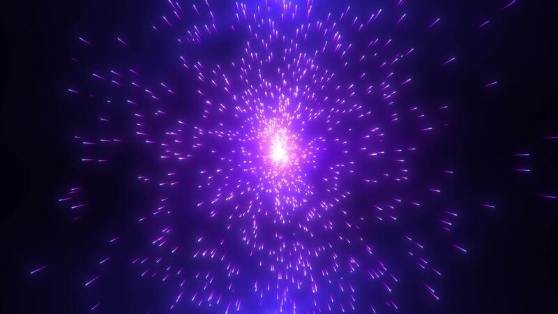 Flying in space, then entering hyperspace. Hyperspace jump through the stars into space. speed ...