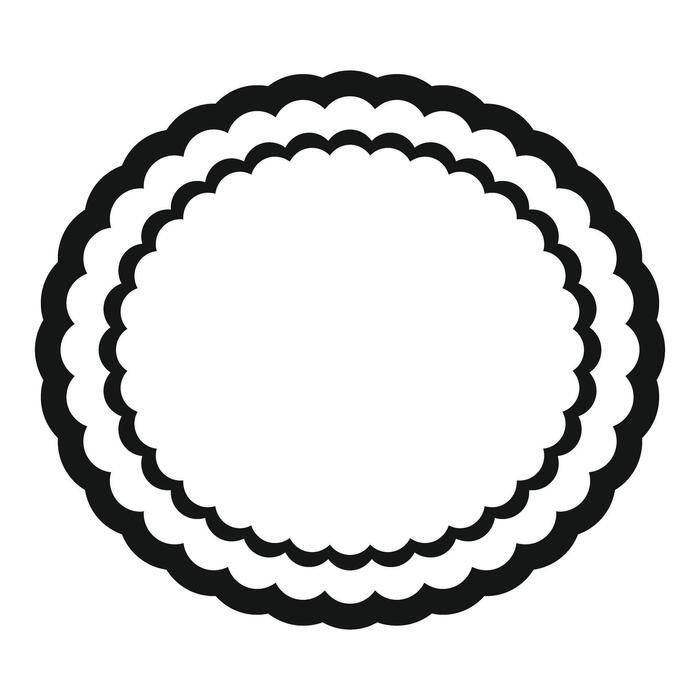 Scallop Circle SVGs for Free Download