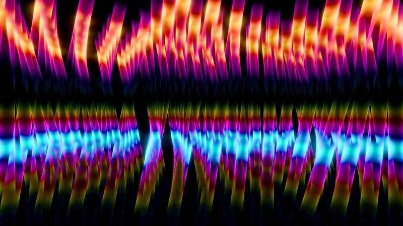 Vibrant rhythm waves pulsing through cosmic colors for mesmerizing displays 52510255 Stock Video ...