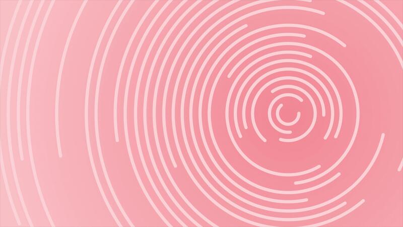 Red color rotating multiple circular shapes hi-tech design loop able geometrical background ...