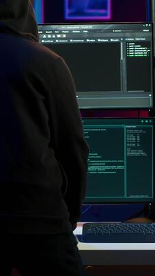 Hacker Screen Stock Video Footage for Free Download