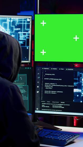Vertical Hacker Using Ai Machine Learning And Isolated Screen Computer