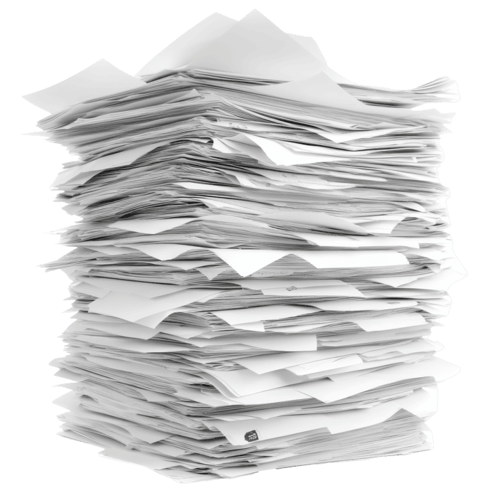 Paper Pile PNGs for Free Download