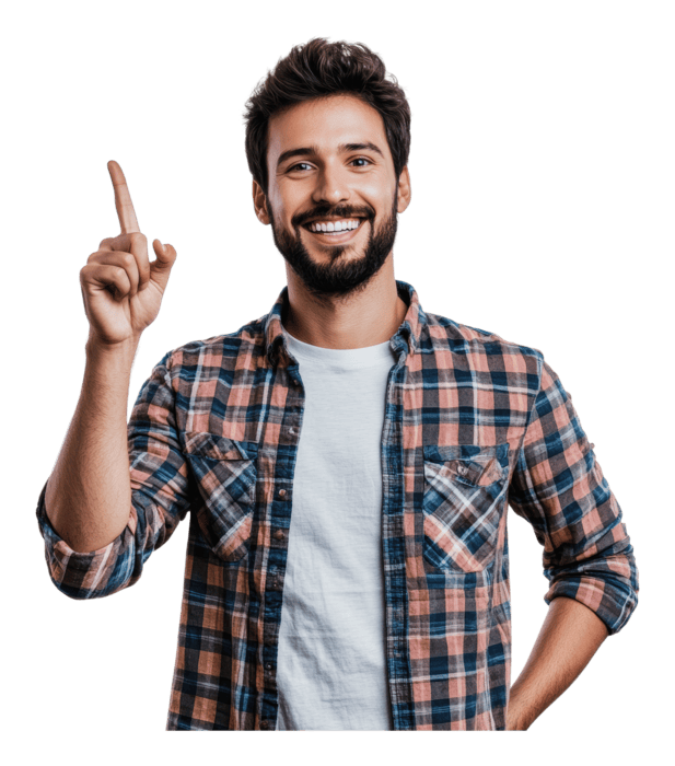 Guy Pointing PNGs for Free Download