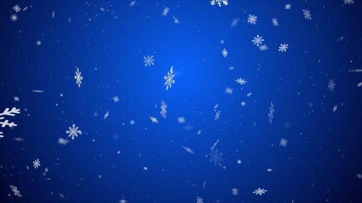 Animated Snowflake Stock Video Footage for Free Download