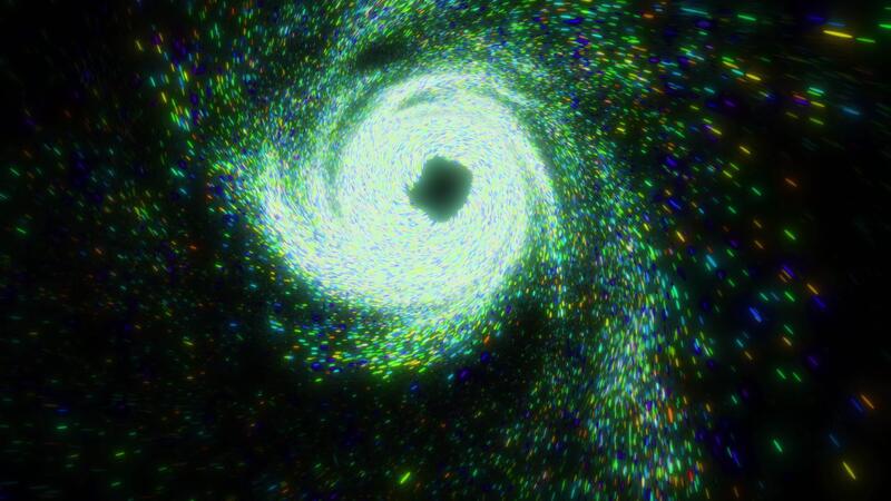 Green Swirl Particle Loop Effect 52911550 Stock Video At Vecteezy