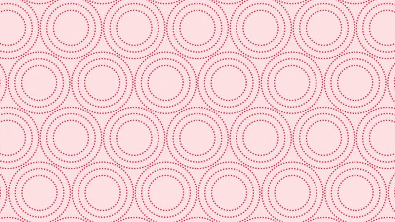 Red Color Rotating Dotted Circular Shapes Modern Design Geometrical