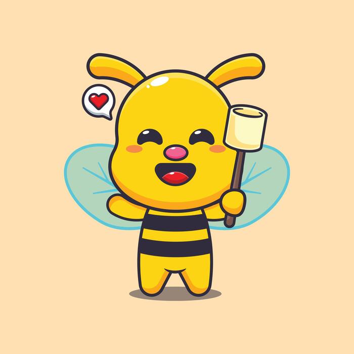 Cute Bee Emoticon Vector Art, Icons, and Graphics for Free Download