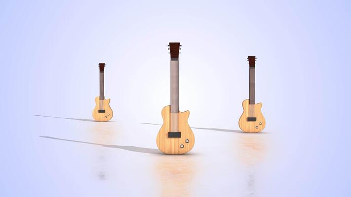 Musical Instruments Animation Stock Video Footage for Free Download