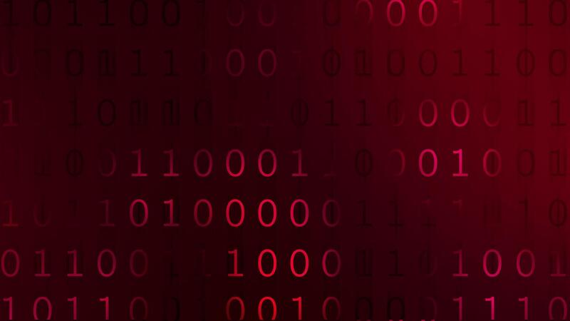 Digital Binary Code Background Dark Red 52916756 Stock Video at Vecteezy