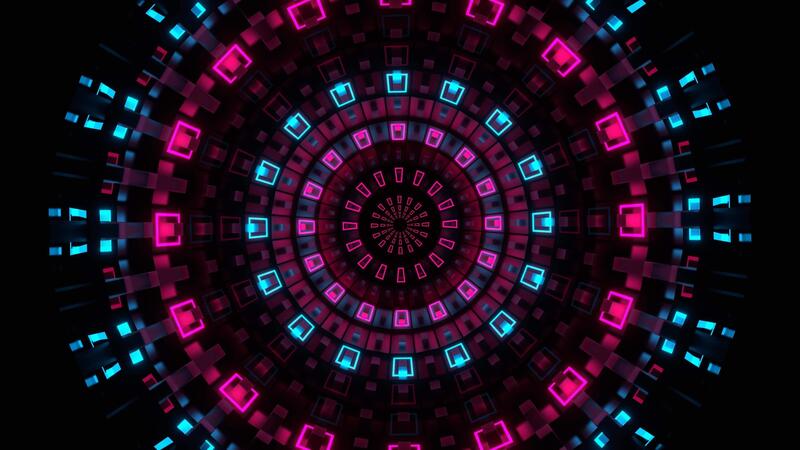 Cyan and Pink Neon Light Spherical Tunnel Background VJ Loop in 4K 52919149 Stock Video at Vecteezy