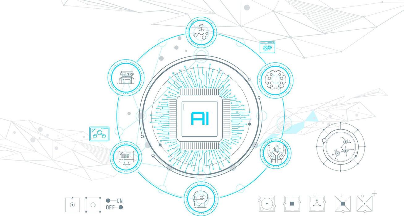 Artificial Intelligence Infographic Vector Art, Icons, and Graphics for ...