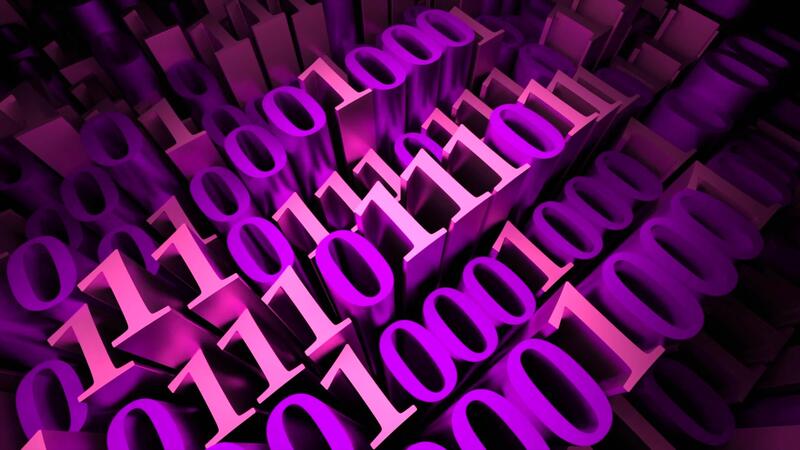 Waving number ones and zeros. Design. Binary code, concept of computer language. 53021790 Stock ...