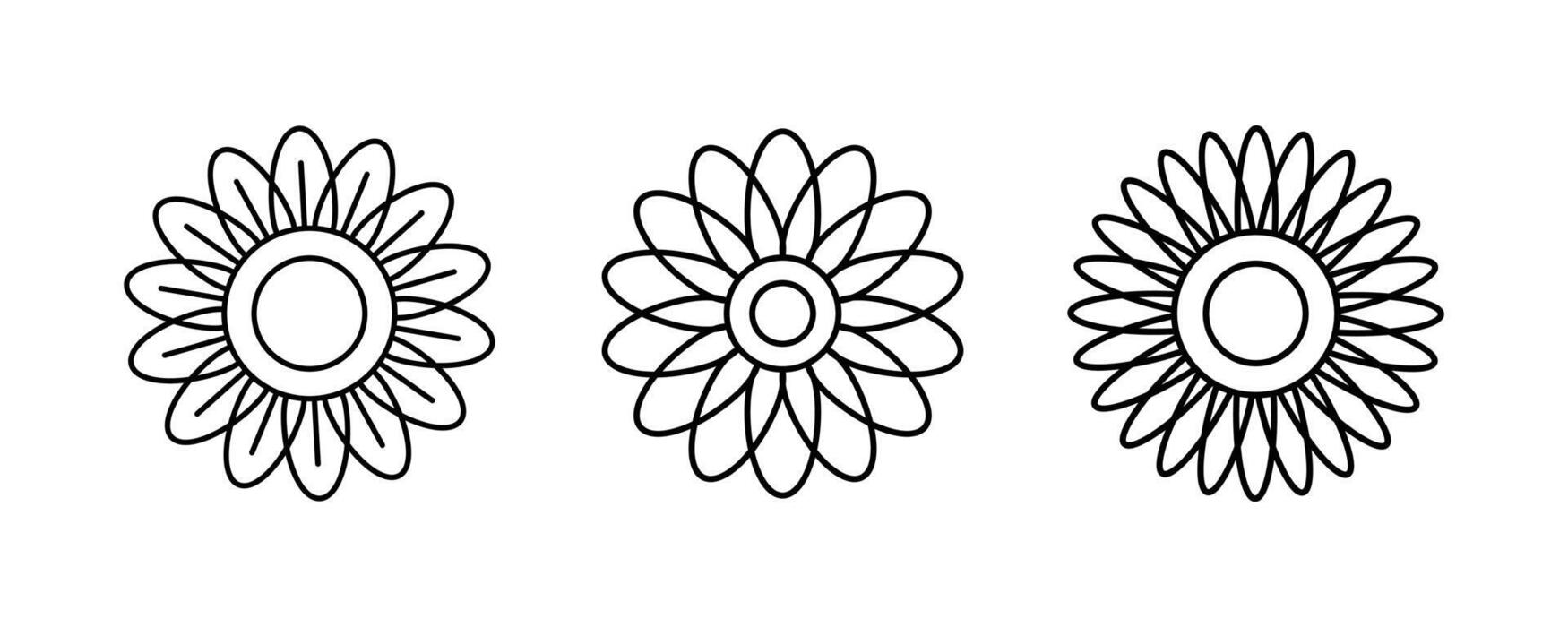 Black Line Flower Vector Art, Icons, and Graphics for Free Download